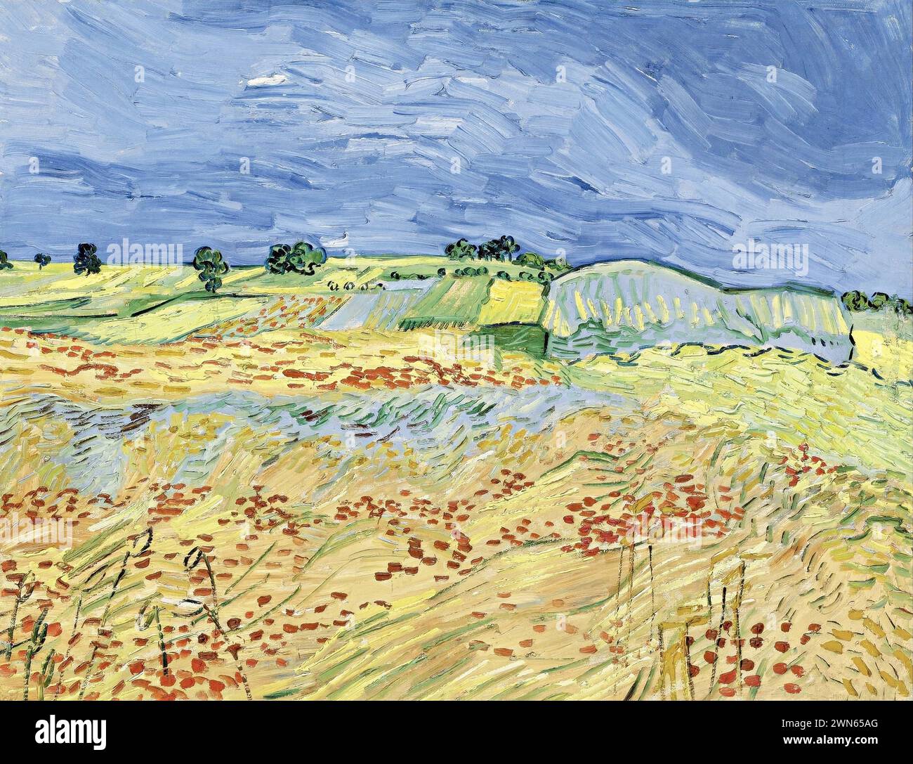 Van Gogh Vincent - The fields (Wheat fields Stock Photo - Alamy