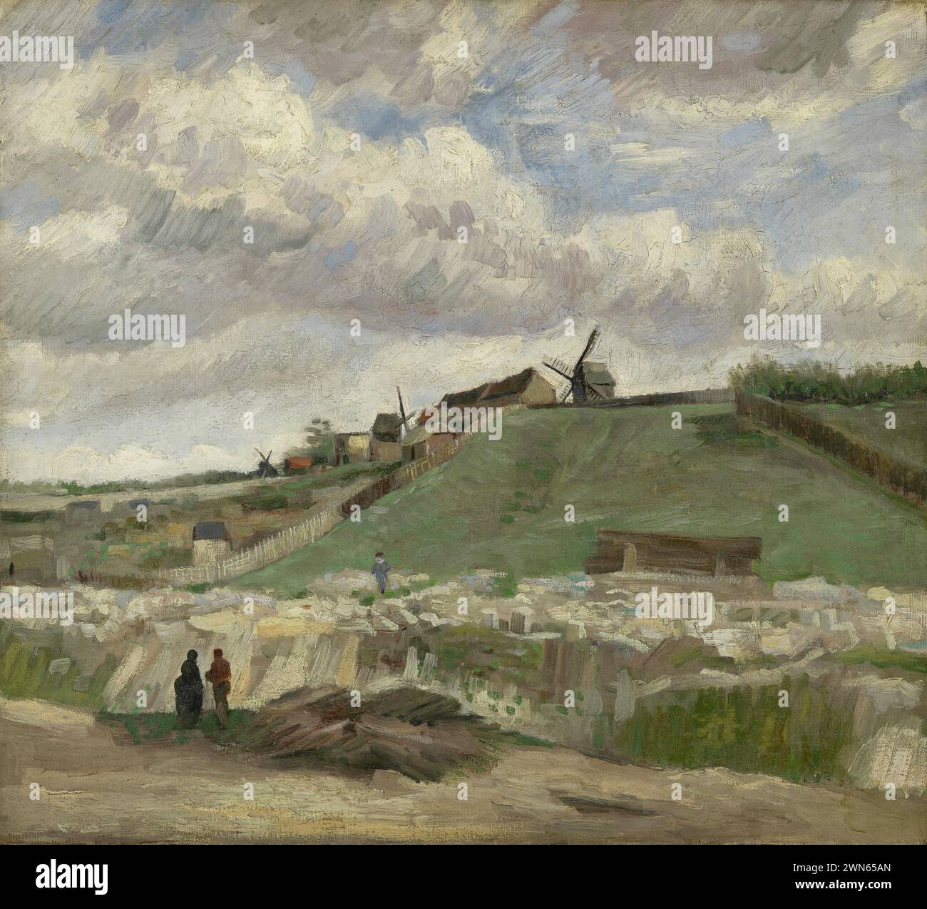 Hill montmartre stone quarry van gogh hi-res stock photography and ...