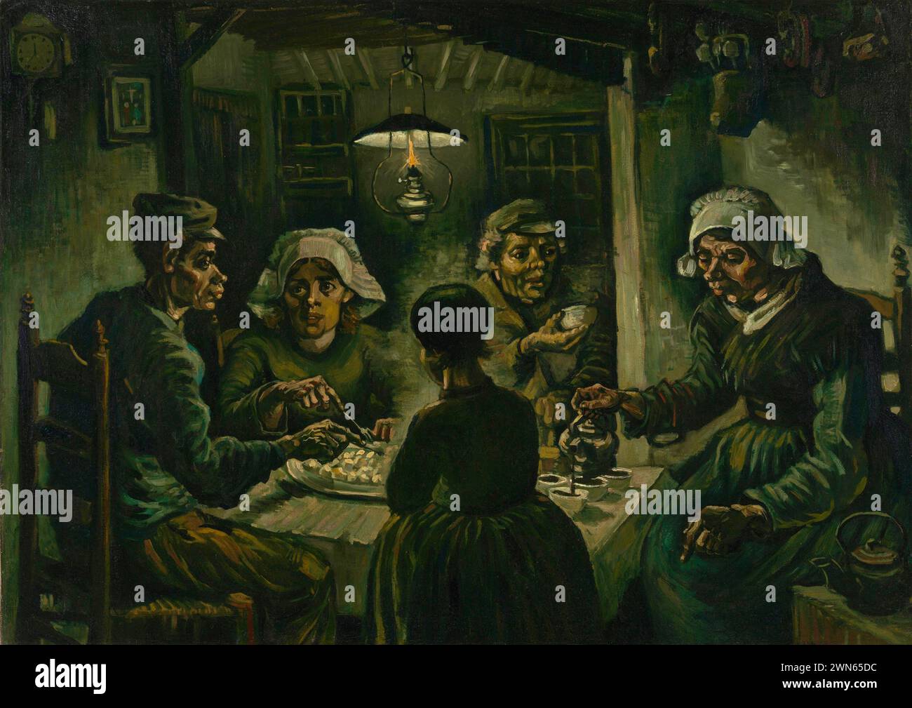 Van Gogh Vincent - The Potato Eaters (1885) 01 Stock Photo - Alamy