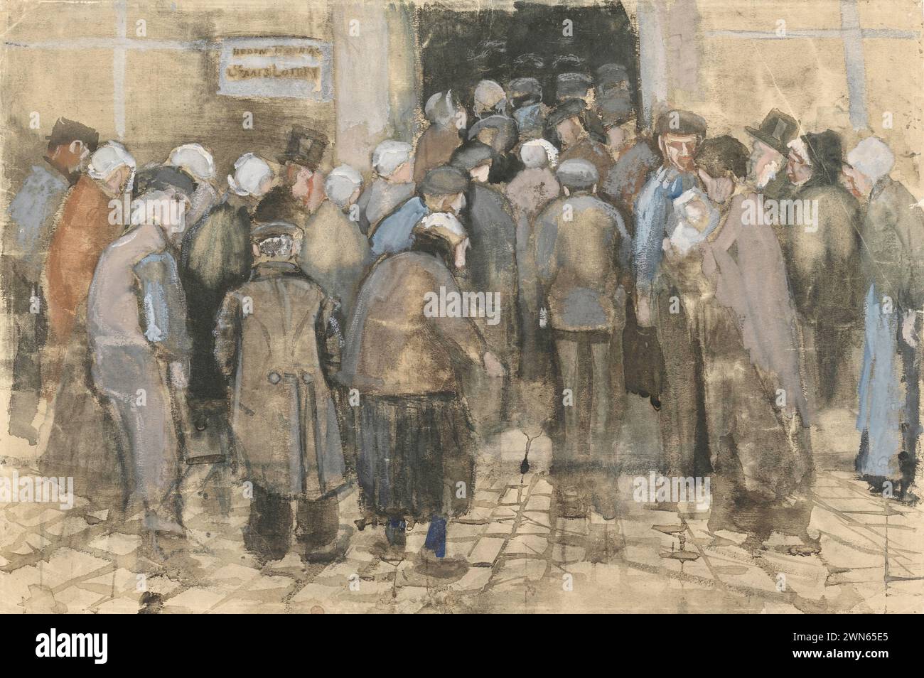 Van Gogh Vincent - The Poor and Money (1882 Stock Photo - Alamy