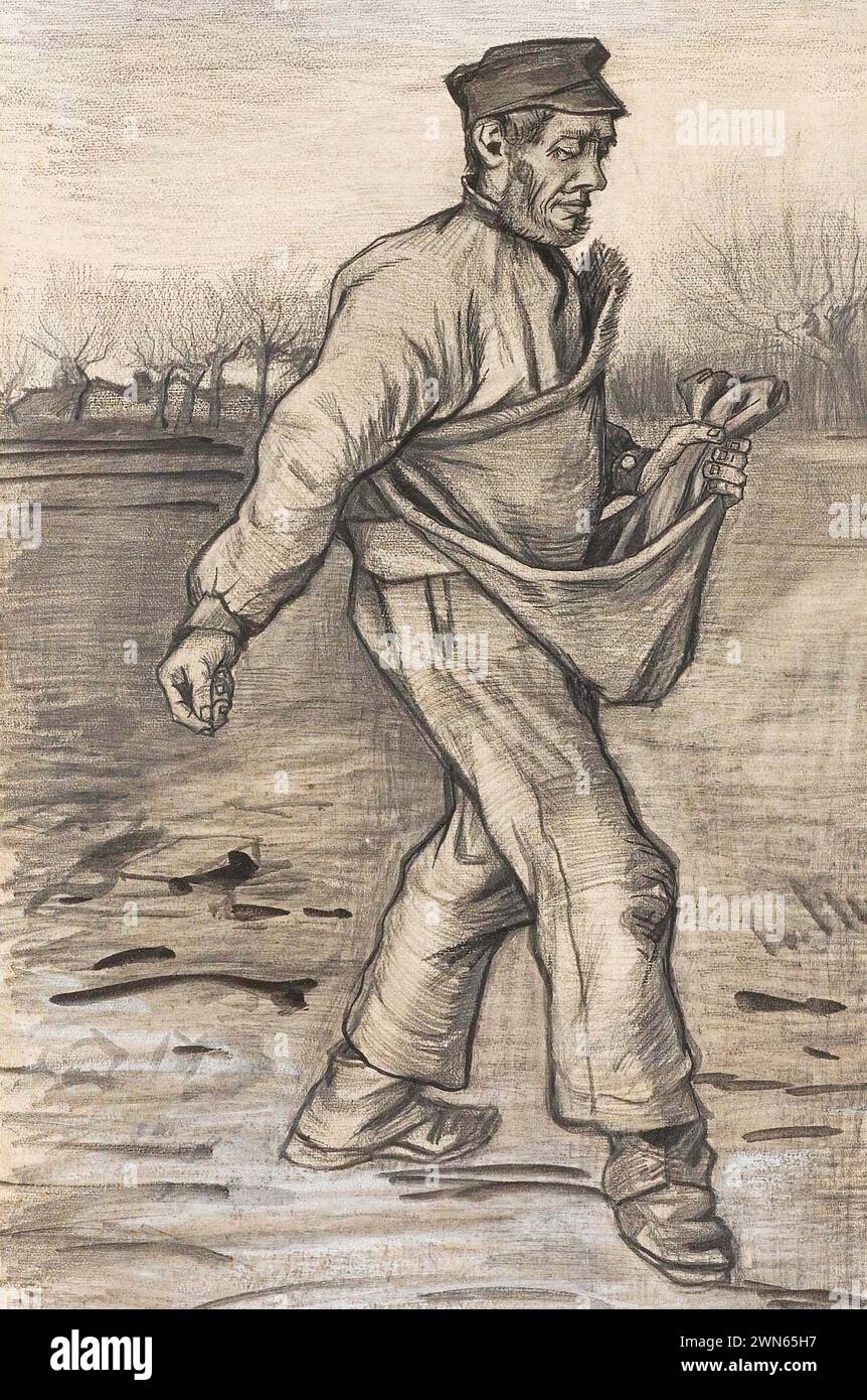 Van Gogh Vincent - The Sower (1882 Stock Photo - Alamy