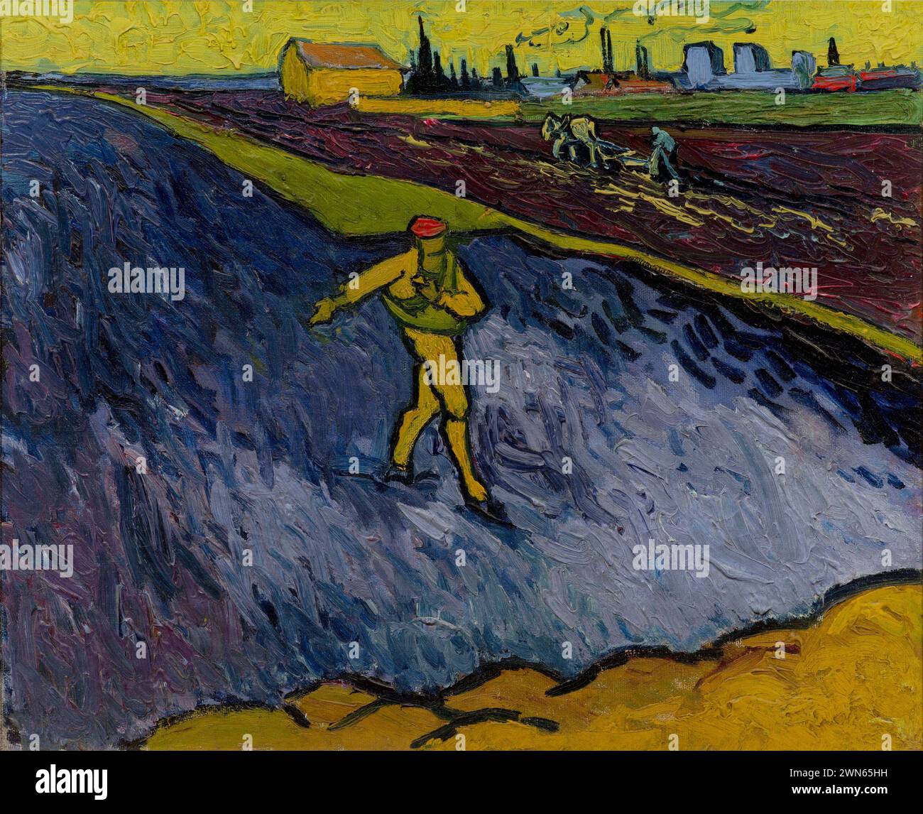 Van Gogh Vincent - The Sower (1888) 02 Stock Photo - Alamy