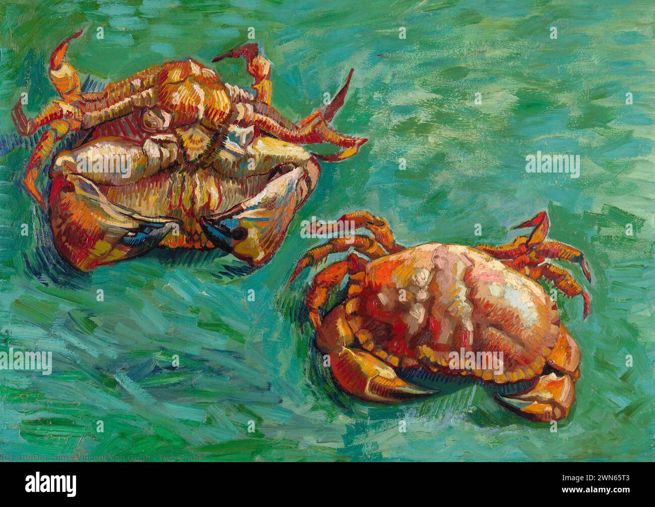 Van Gogh Vincent - Two Crabs (1889 Stock Photo - Alamy