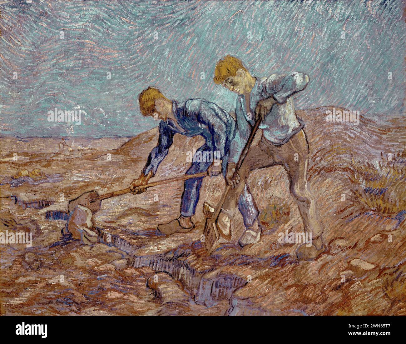 Peasants digging vincent van gogh hi-res stock photography and images ...