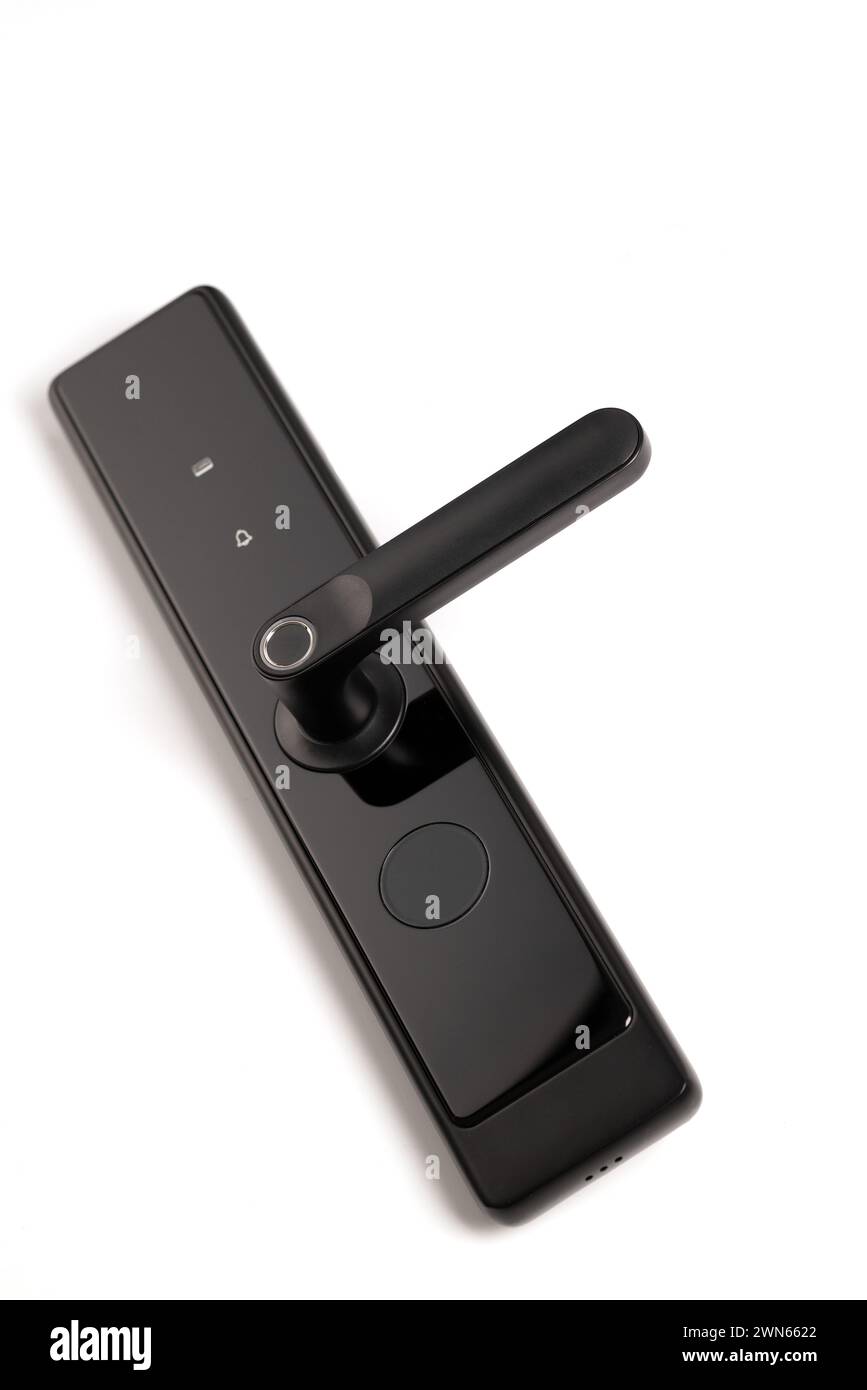 Smart door lock, modern style, creates a strong, luxurious shape for ...