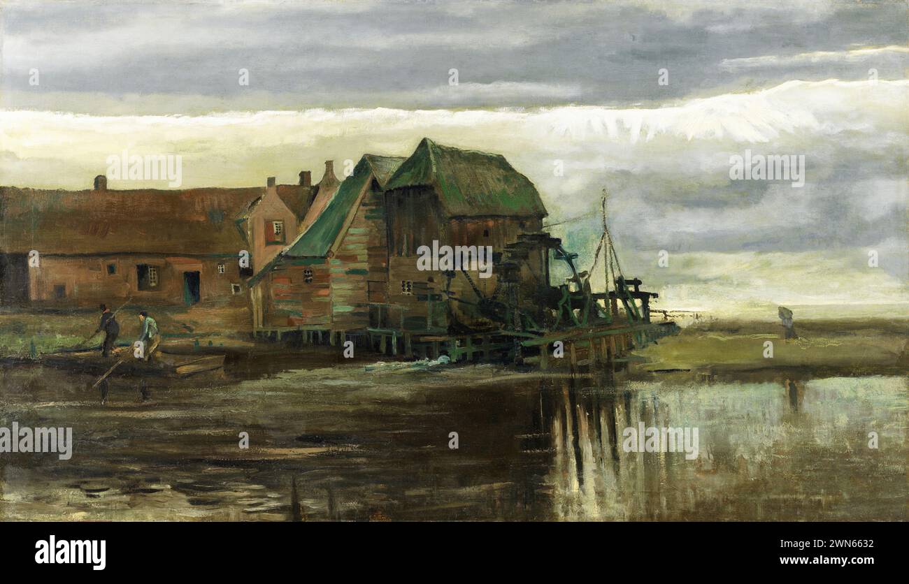 Van Gogh Vincent - Water Mill at Gennep (1884 Stock Photo - Alamy