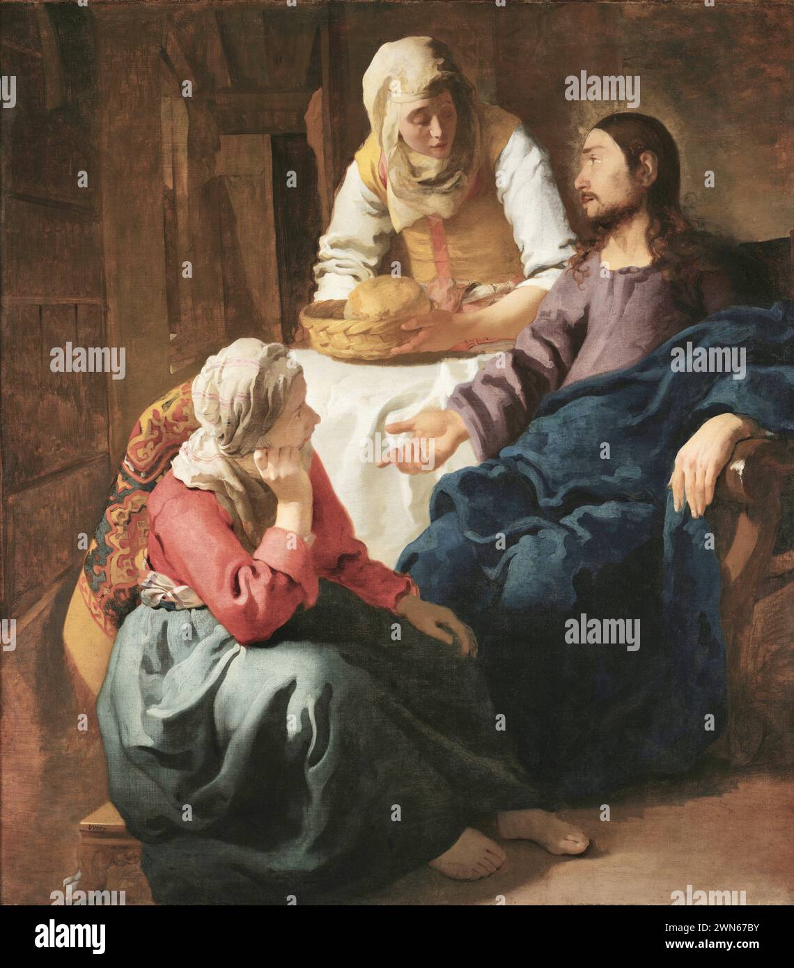 Cristo in casa di marta maria hi-res stock photography and images - Alamy