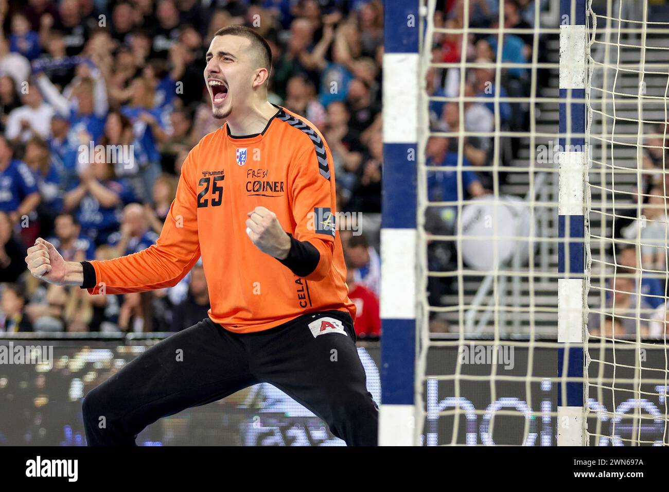 Zagreb, Croatia. 29th Feb, 2024. Machineseeker EHF Champions league group stage match between HC ...