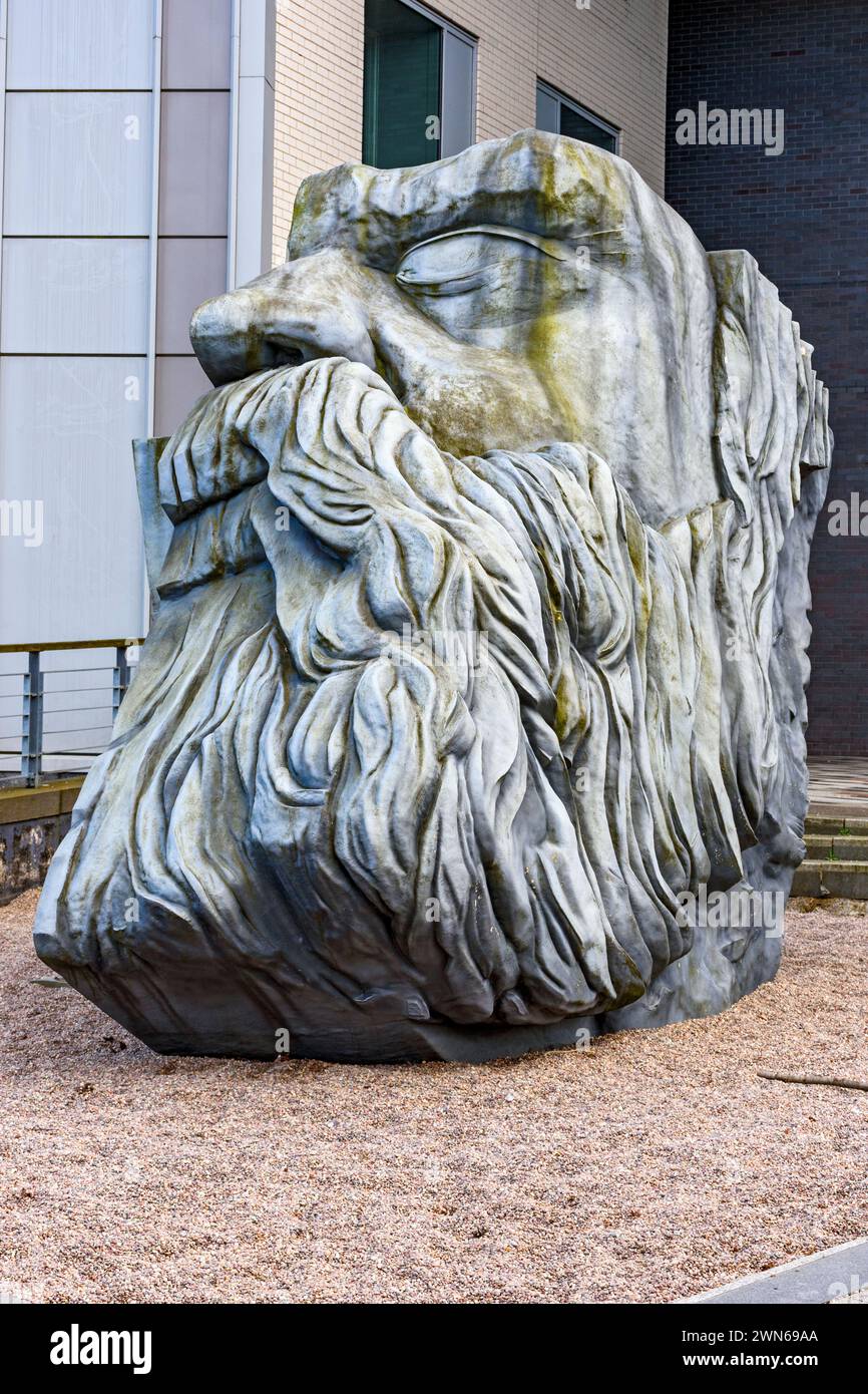 Engels’ Beard, a sculpture by Jai Redman, which is also a bouldering ...