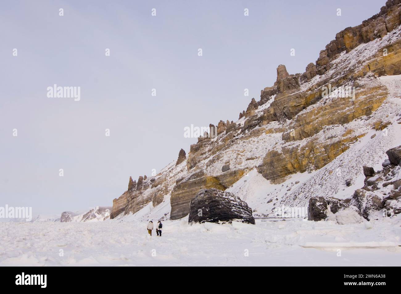 Cape Lisburne area high winds and cross sea currents western corner of ...
