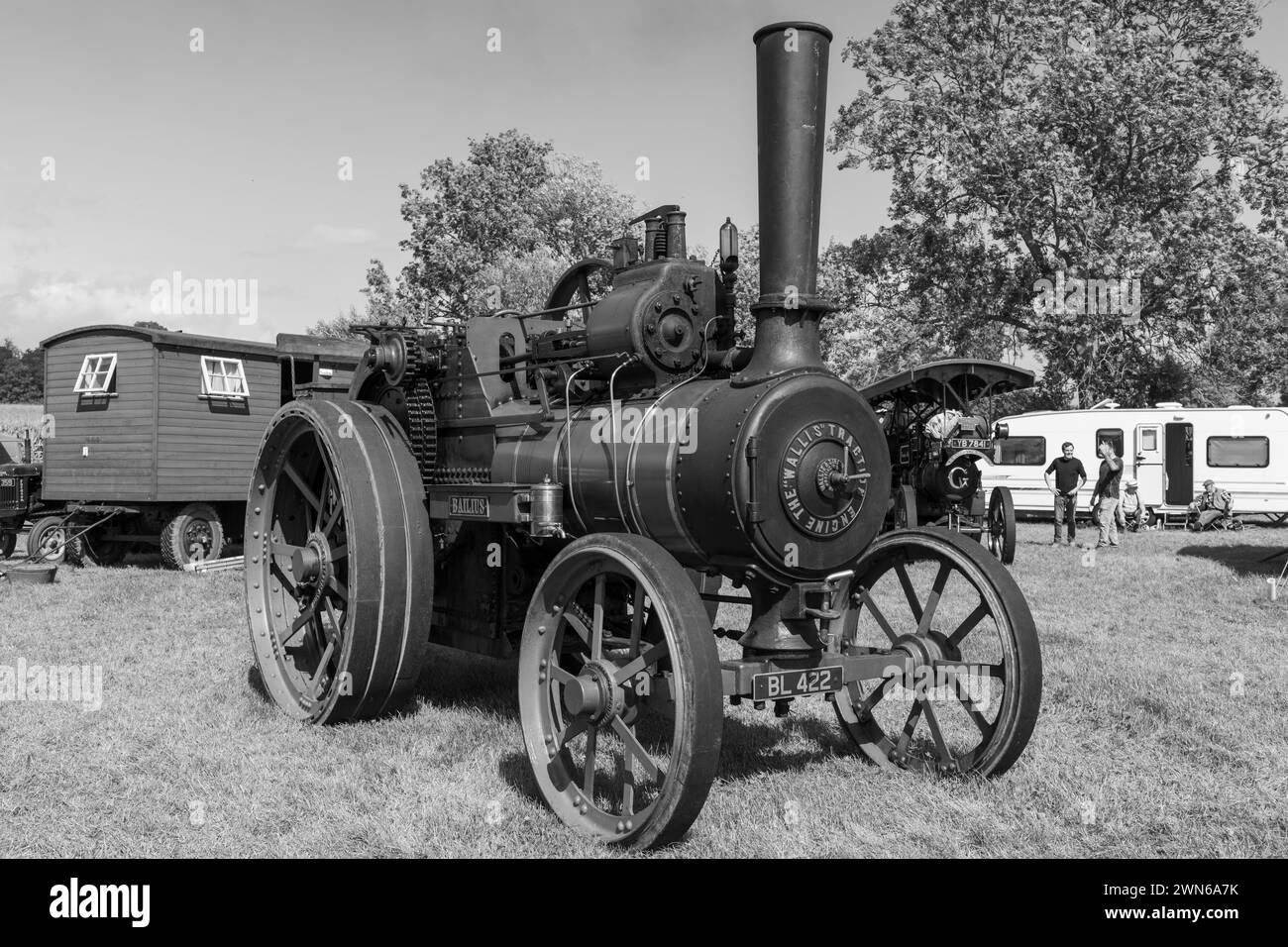 Drayton.Somerset.United Kingdom.August 19th 2023.A restored Wallis and ...
