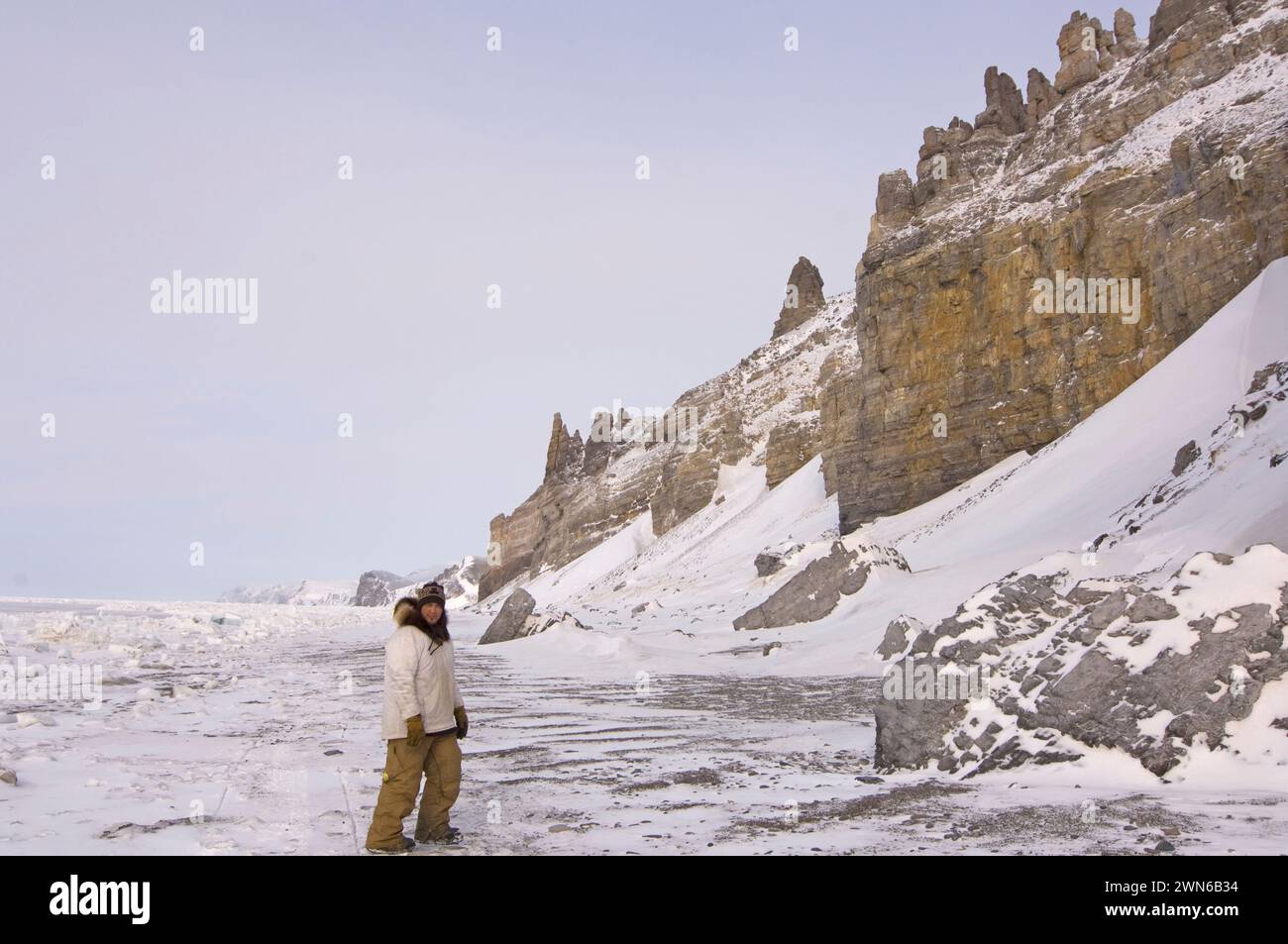 Cape Lisburne area high winds and cross sea currents western corner of ...