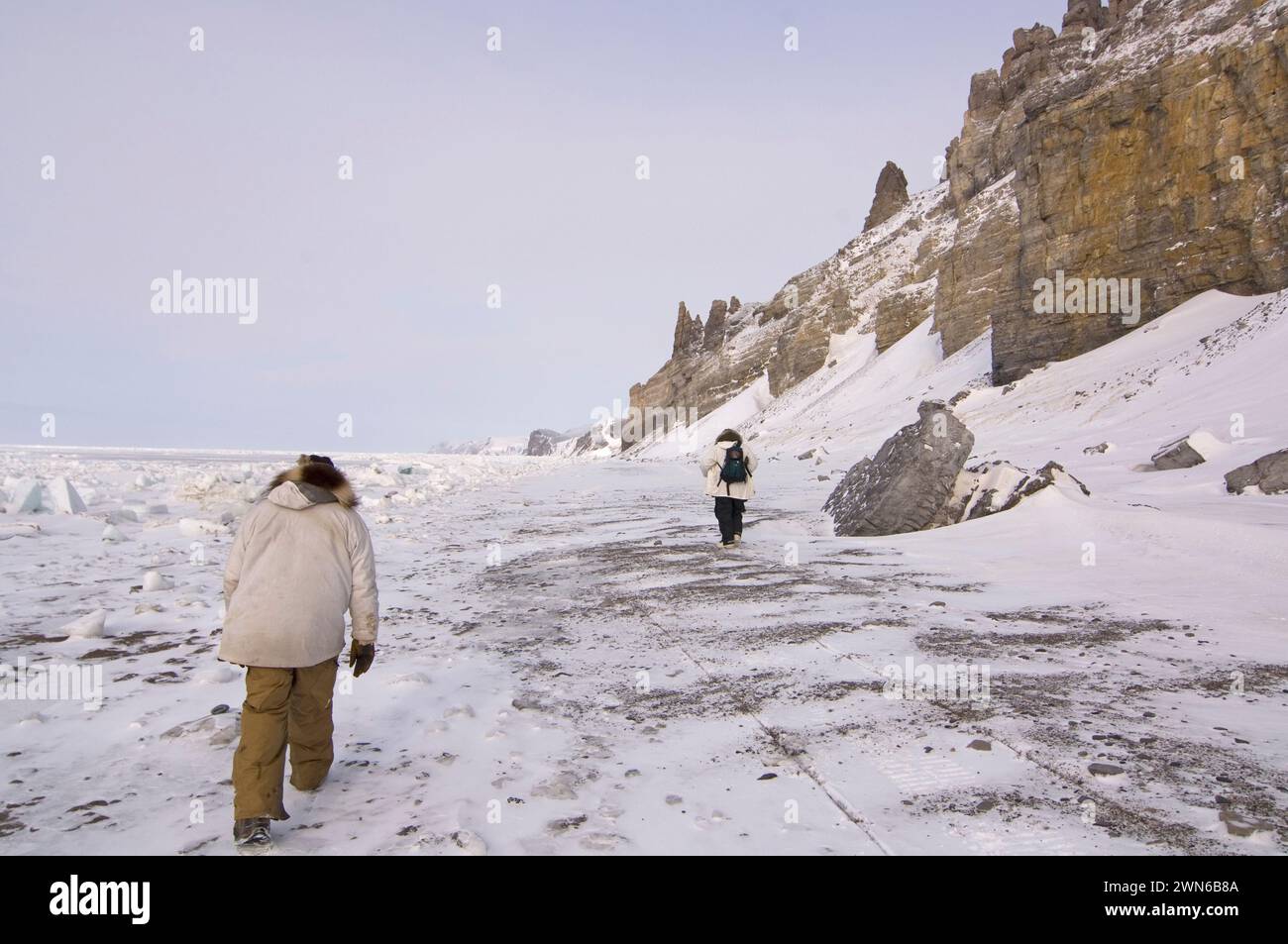 Cape Lisburne area high winds and cross sea currents western corner of ...