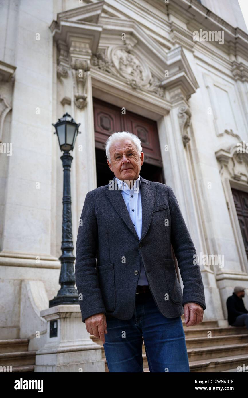 Lisbon, Portugal. 24th Feb, 2024. Lisbon, 23/02/2024 - German writer ...