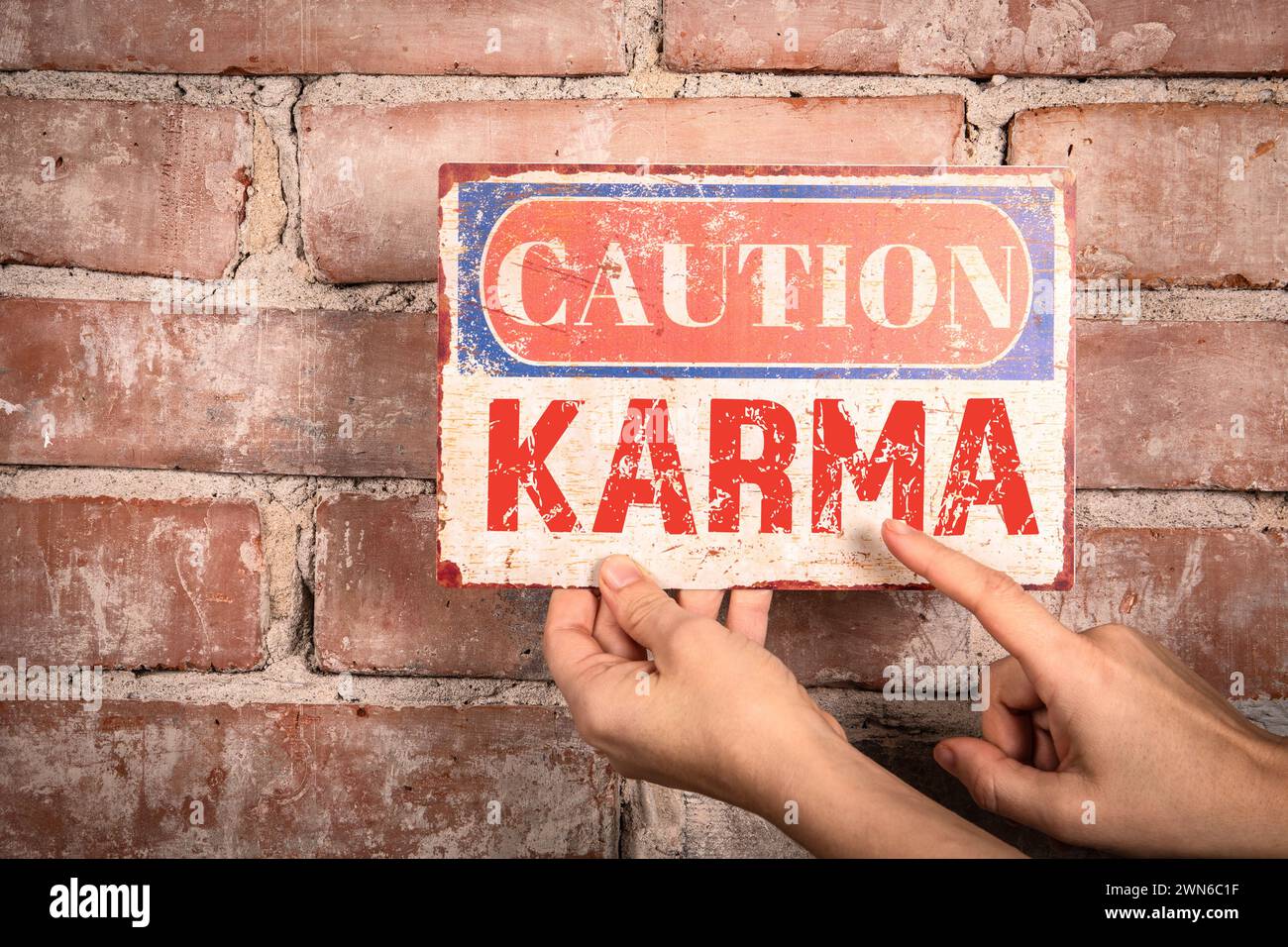 Karma sign hi-res stock photography and images - Alamy