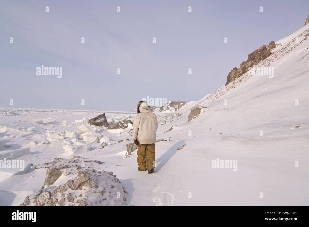 Cape Lisburne area high winds and cross sea currents western corner of ...