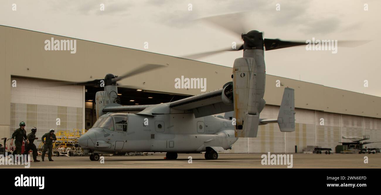 U.S. Marines with Marine Medium Tiltrotor Squadron (VMM) 365 ...