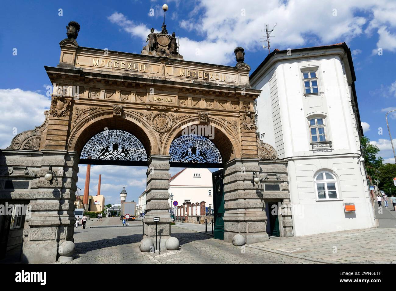Pilsen, Czech Republic - june 01, 2017 - Pilsner Urquell Brewery from ...