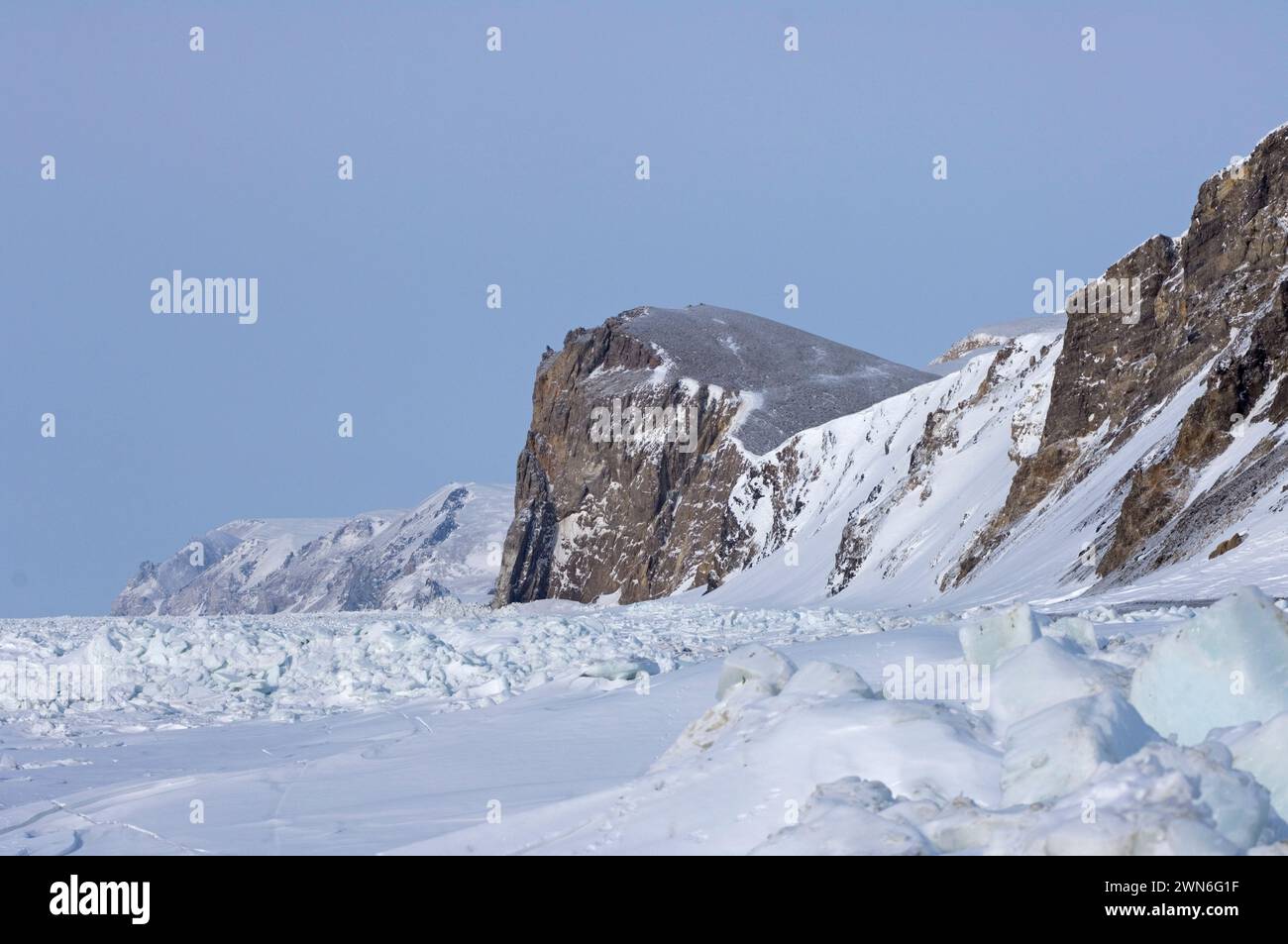 Cape Lisburne area high winds and cross sea currents western corner of ...