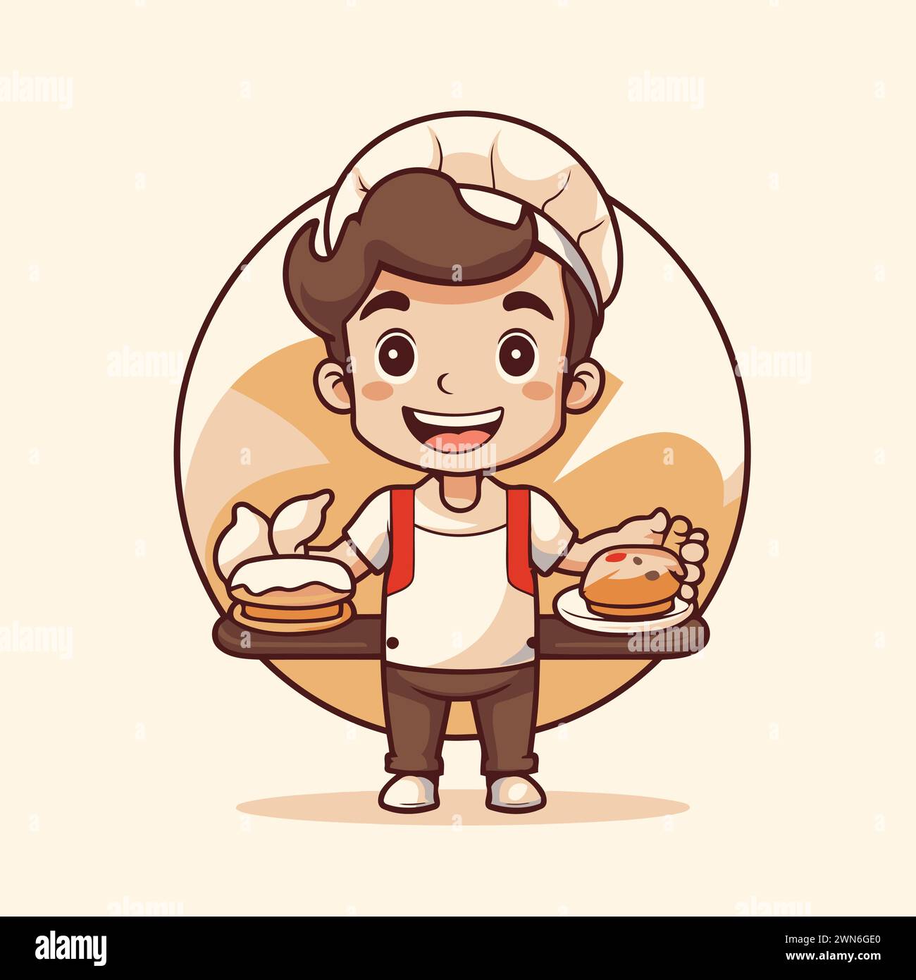 Buns vector vectors Stock Vector Images - Alamy