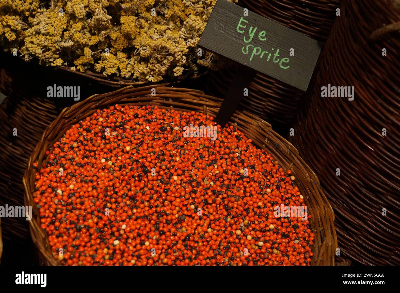 eye sprite for sale on the arab street market stall. Dubai Spice Souk ...