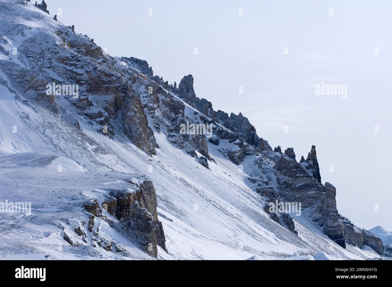 Cape Lisburne area high winds and cross sea currents western corner of ...