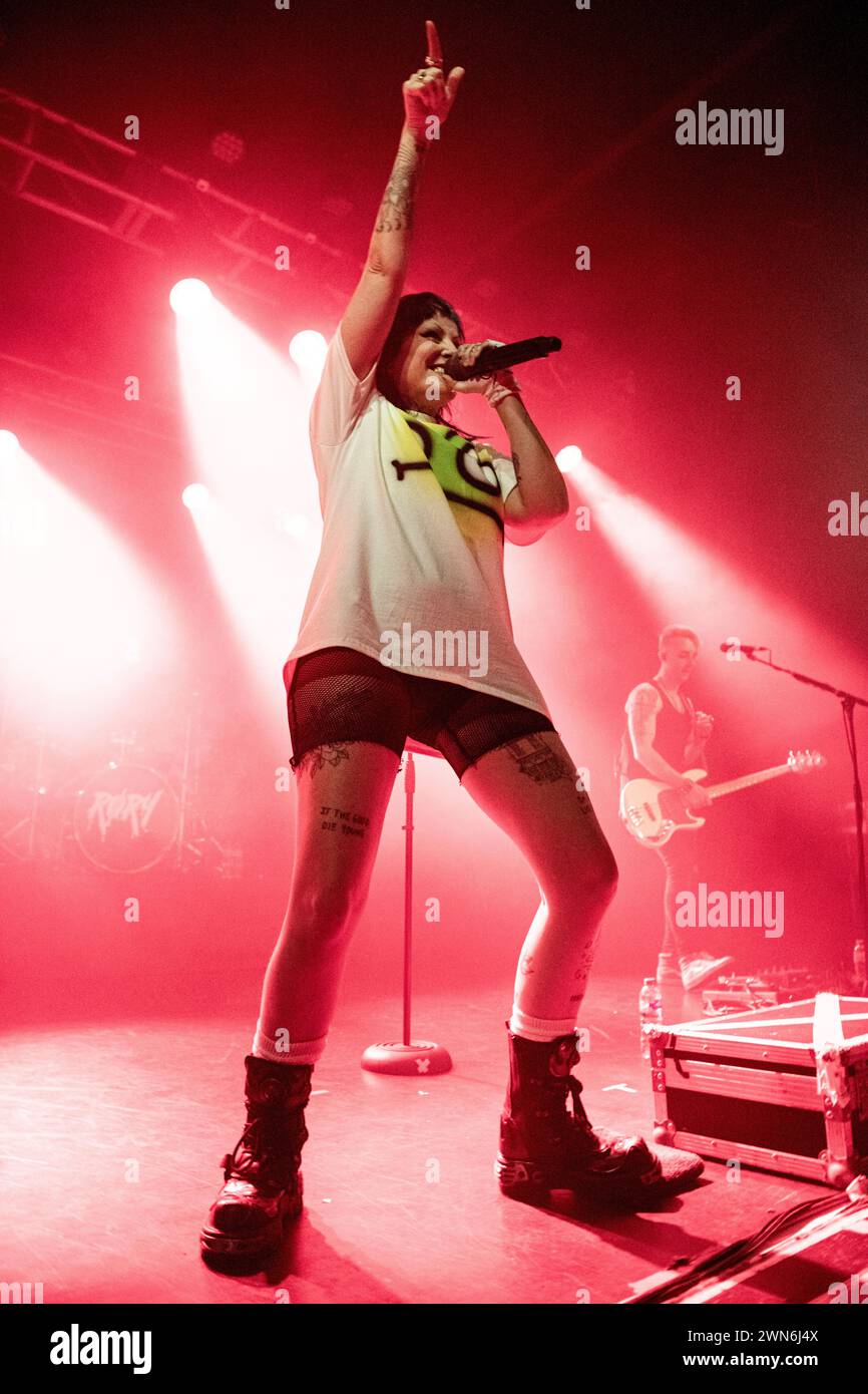 RØRY performing live at Electric Ballroom, London on 29 February 2024 ...