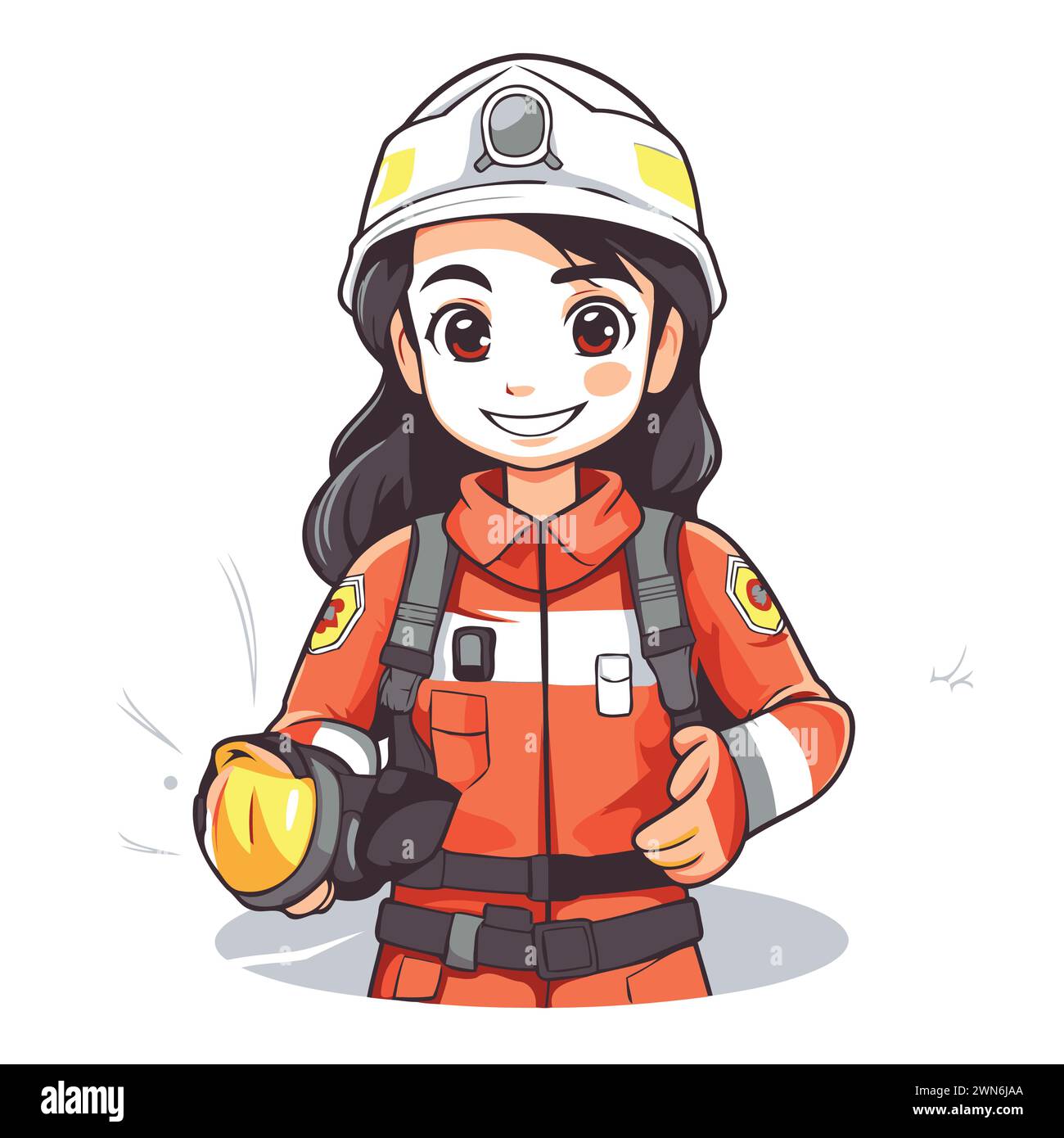 Firewoman Cut Out Stock Images & Pictures - Alamy