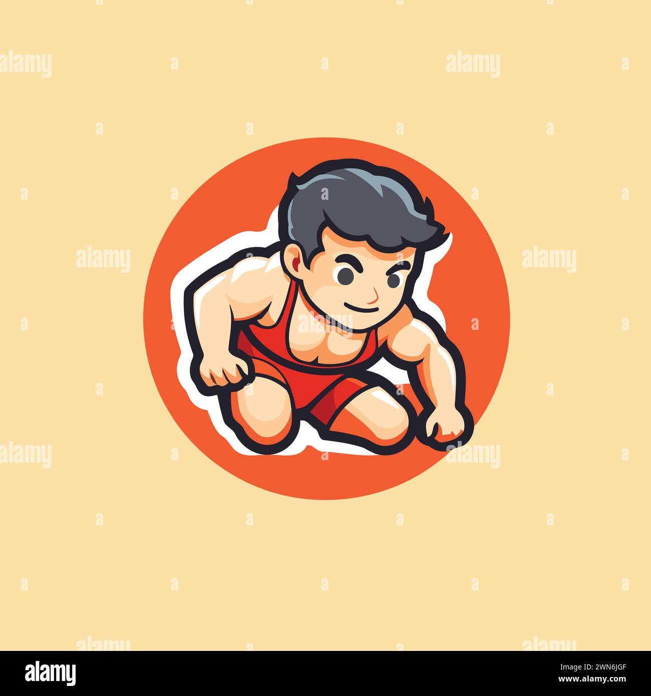 Boy logo hi-res stock photography and images - Alamy
