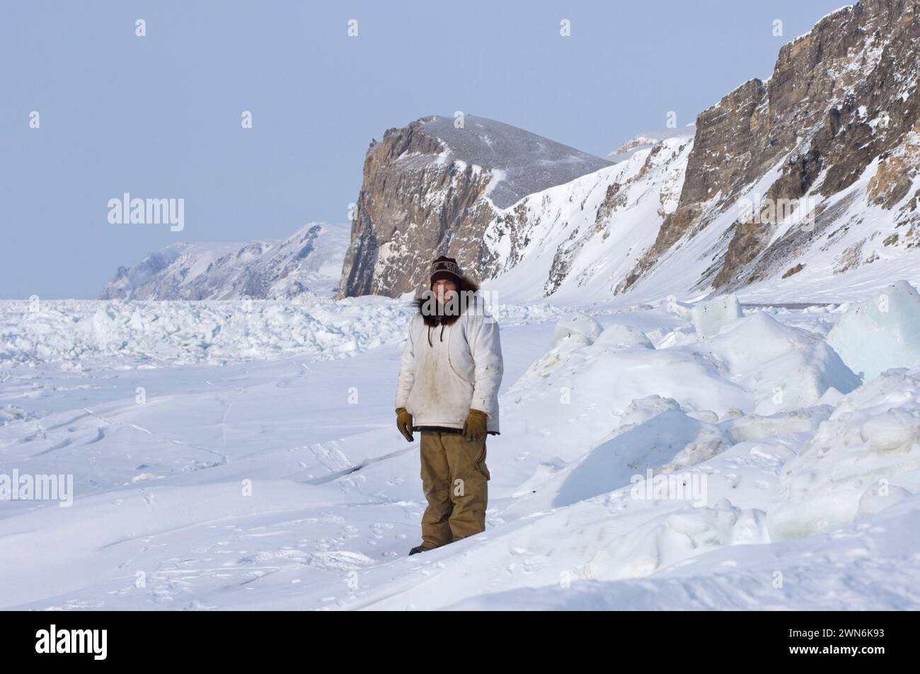 Cape Lisburne area high winds and cross sea currents western corner of ...
