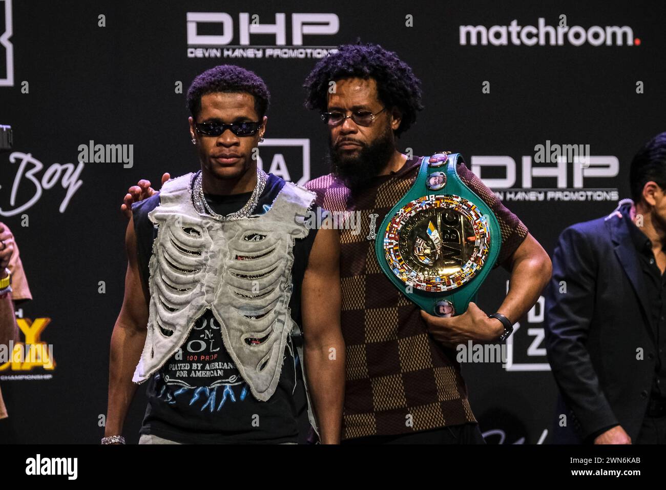 Los Angeles, California, USA. 29th Feb, 2024. WBC Super Lightweight ...