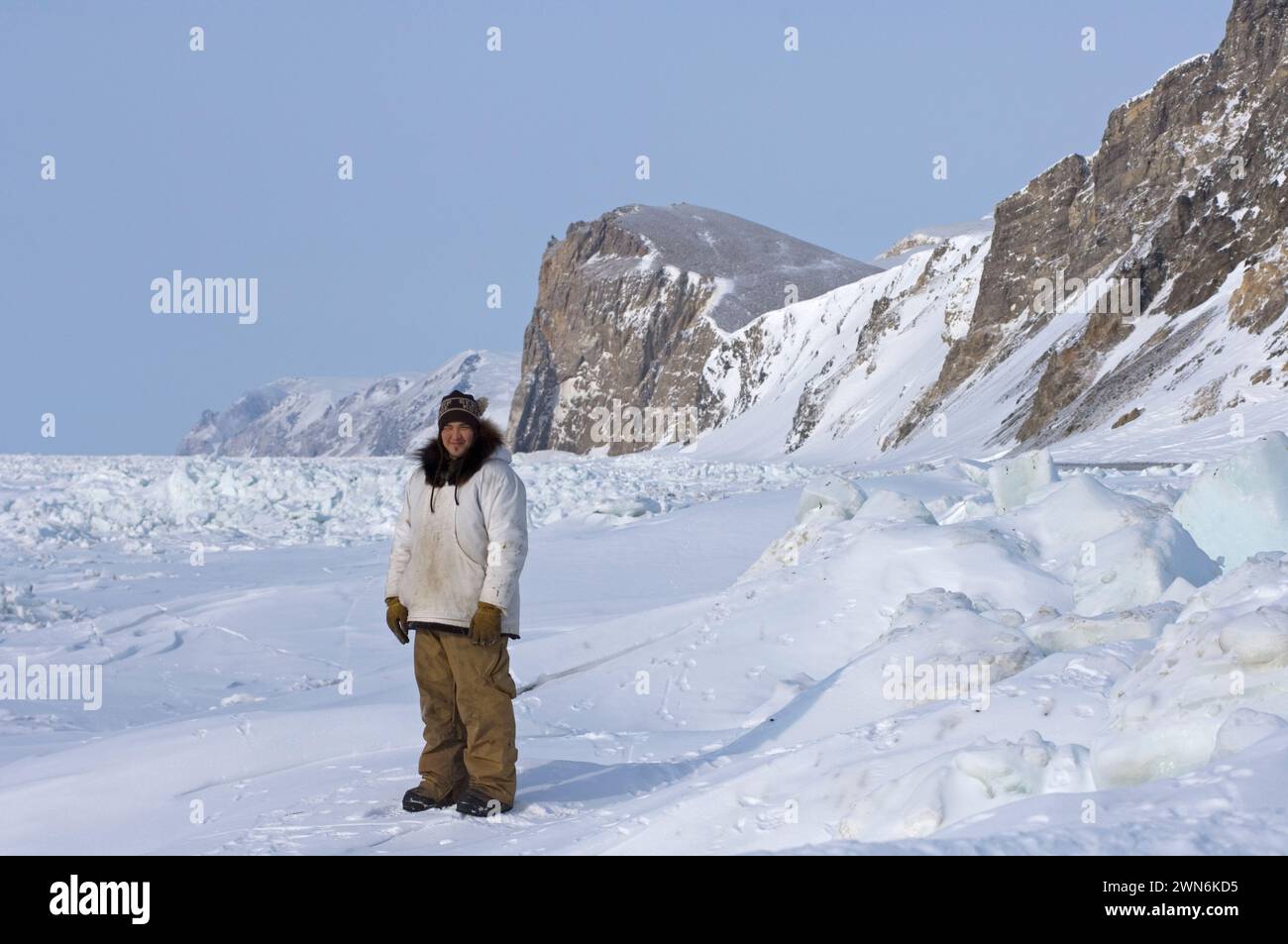 Cape Lisburne area high winds and cross sea currents western corner of ...