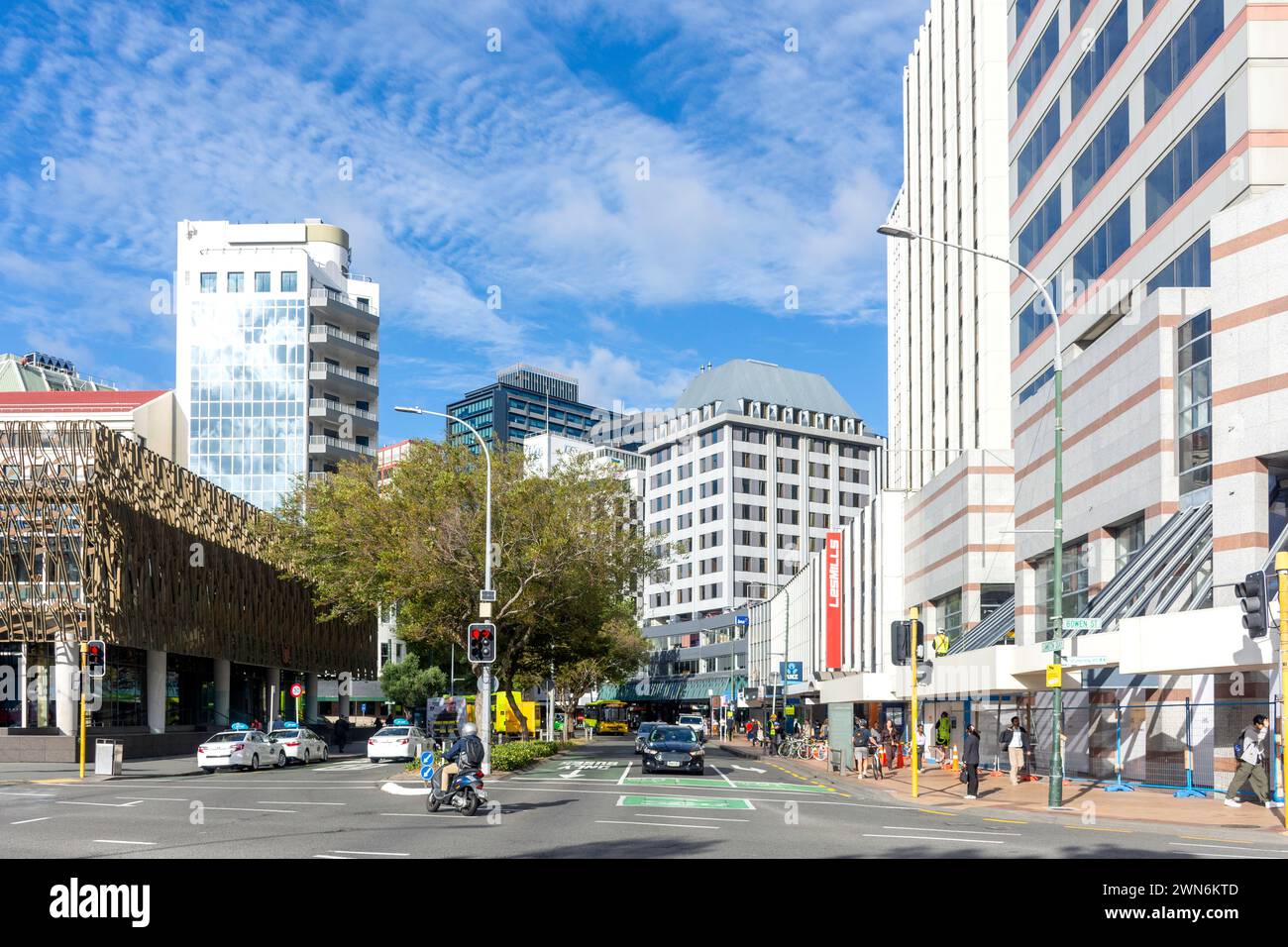 Wellington lambton quay hi-res stock photography and images - Alamy