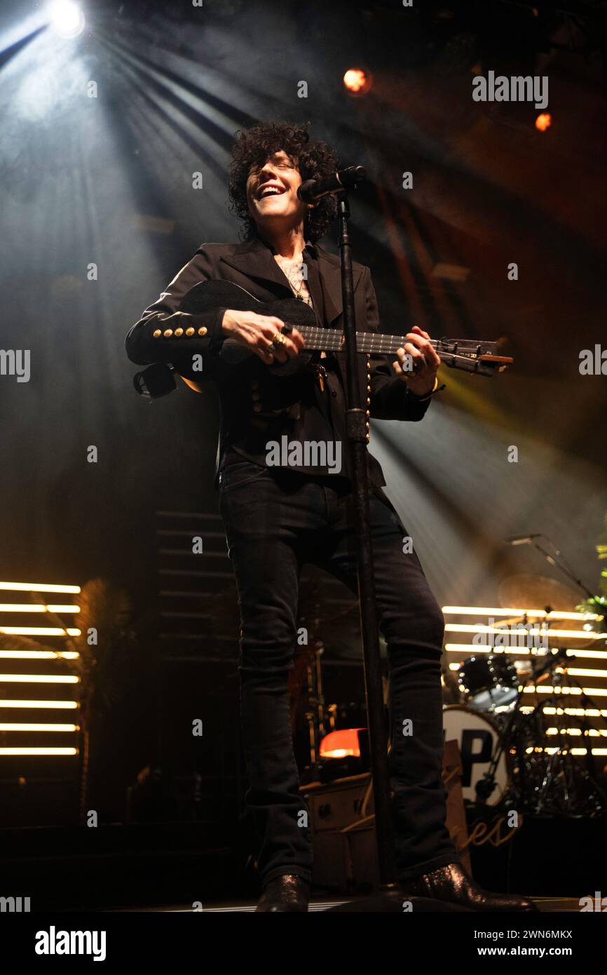 Laura Pergolizzi aka LP performing live at the Columbiahalle in Berlin ...