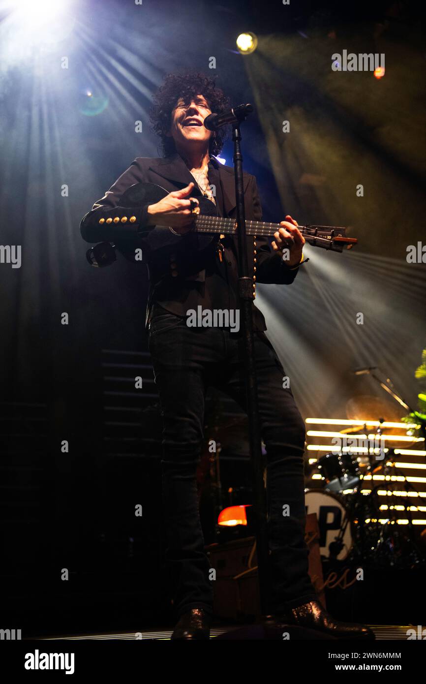 Laura Pergolizzi aka LP performing live at the Columbiahalle in Berlin ...