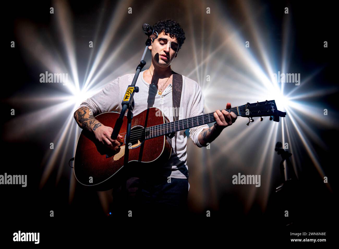 Italy 29 February 2024 Adma Melchor - opening Laufey - live at ...