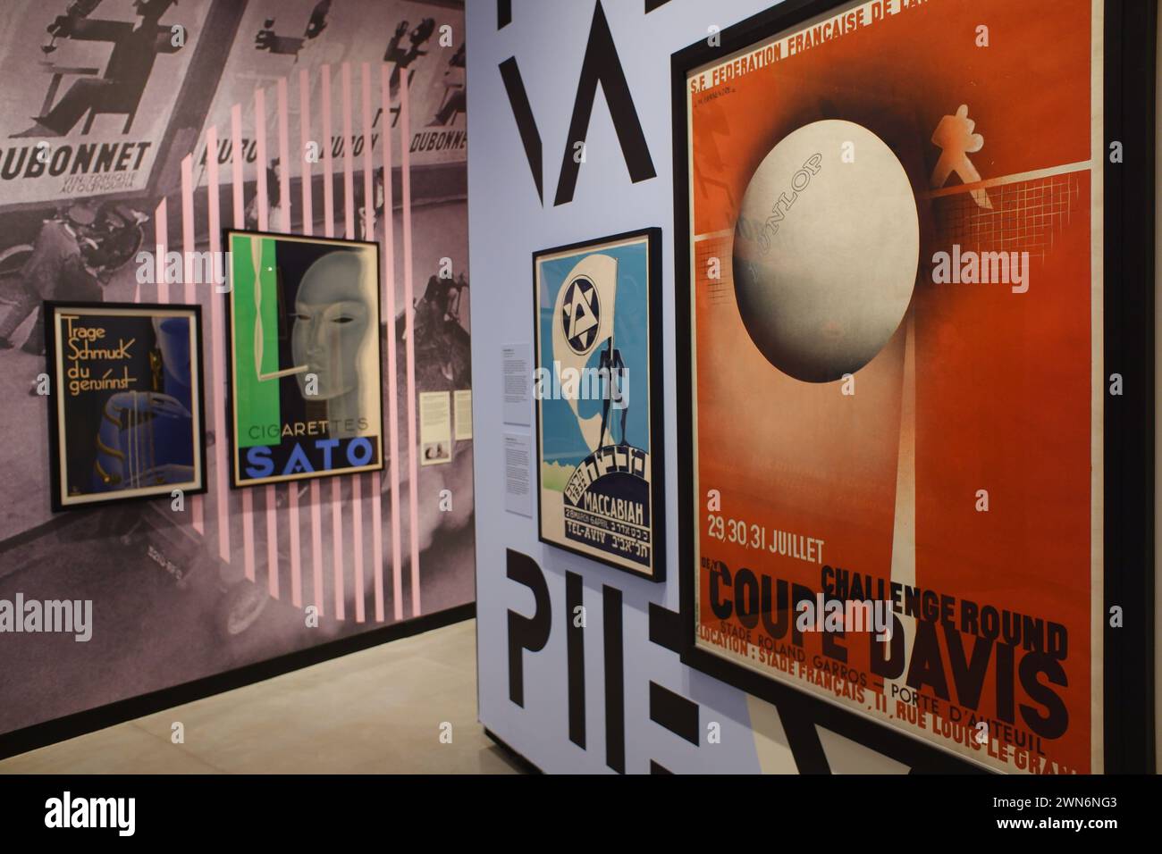 Exhibition of Art Deco poster design in Poster House Museum.New York ...