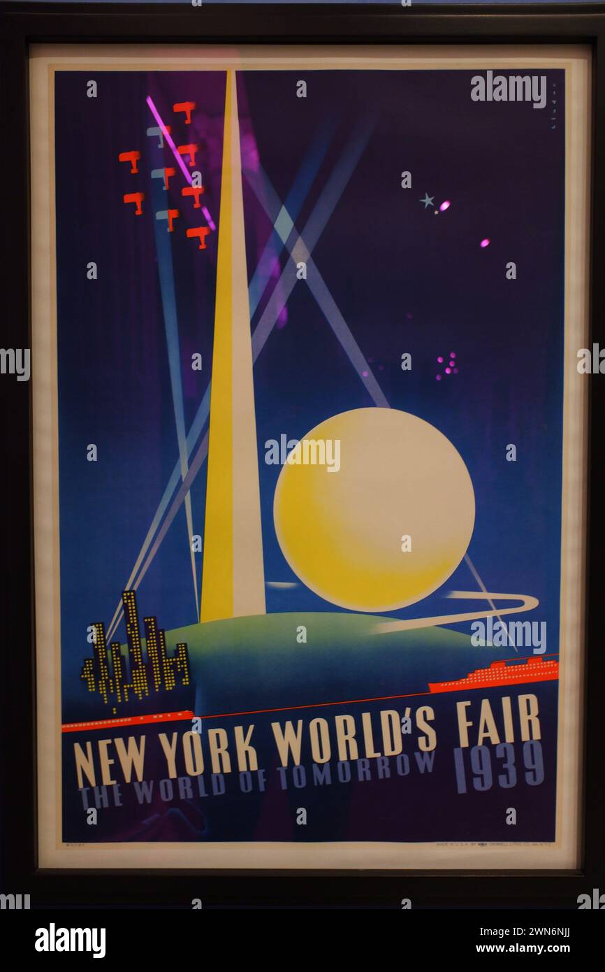 1939 New York World's Fair Poster The World of Tomorrow designed by ...