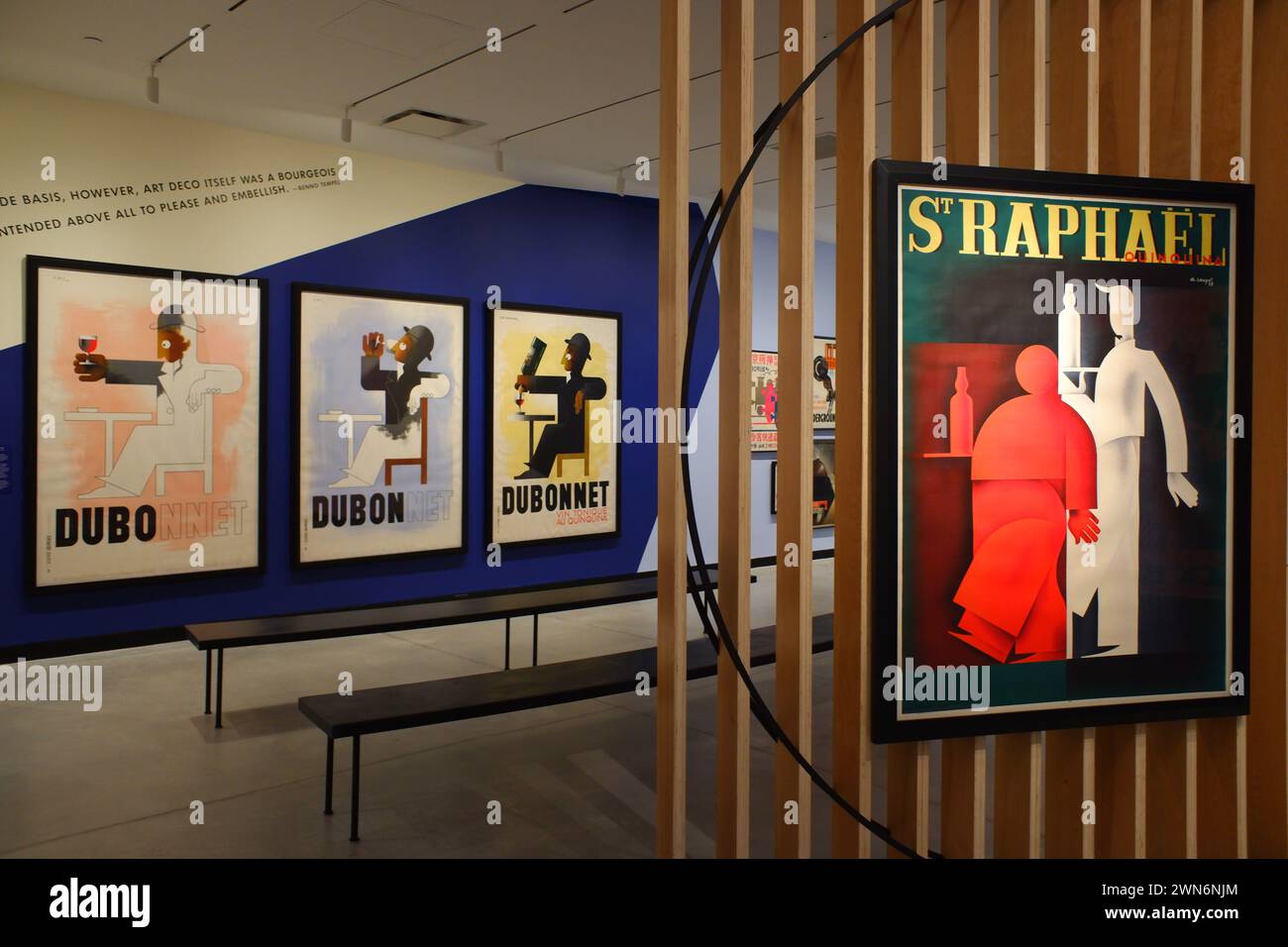 Then interior view of Poster House Museum in Chelsea.Manhattan.New York ...