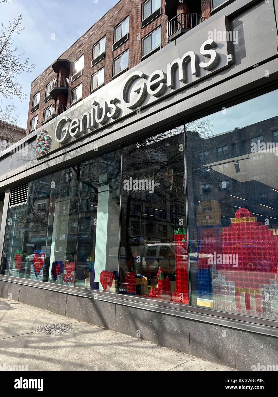 Genius Gems, exterior view, New York City, New York, USA Stock Photo ...