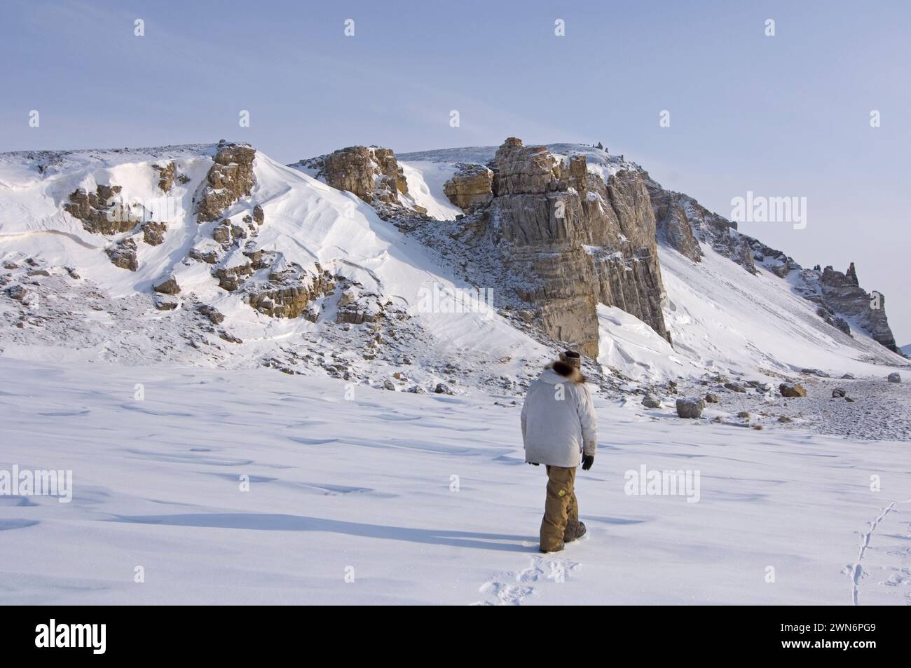 Cape Lisburne area high winds and cross sea currents western corner of ...