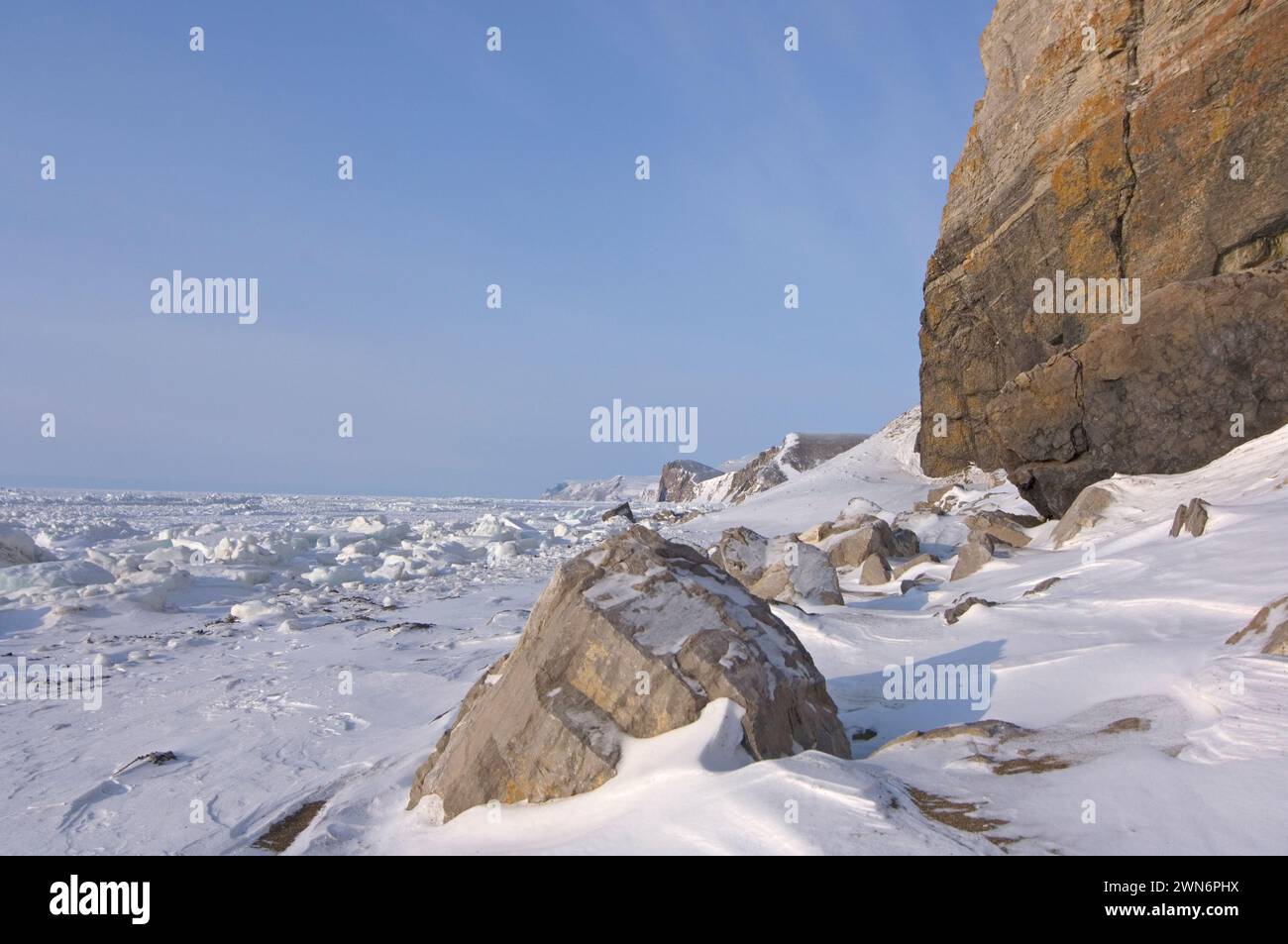 Cape Lisburne area high winds and cross sea currents western corner of ...