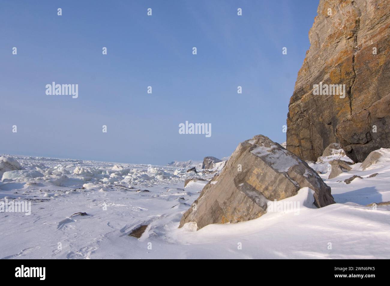 Cape Lisburne area high winds and cross sea currents western corner of ...