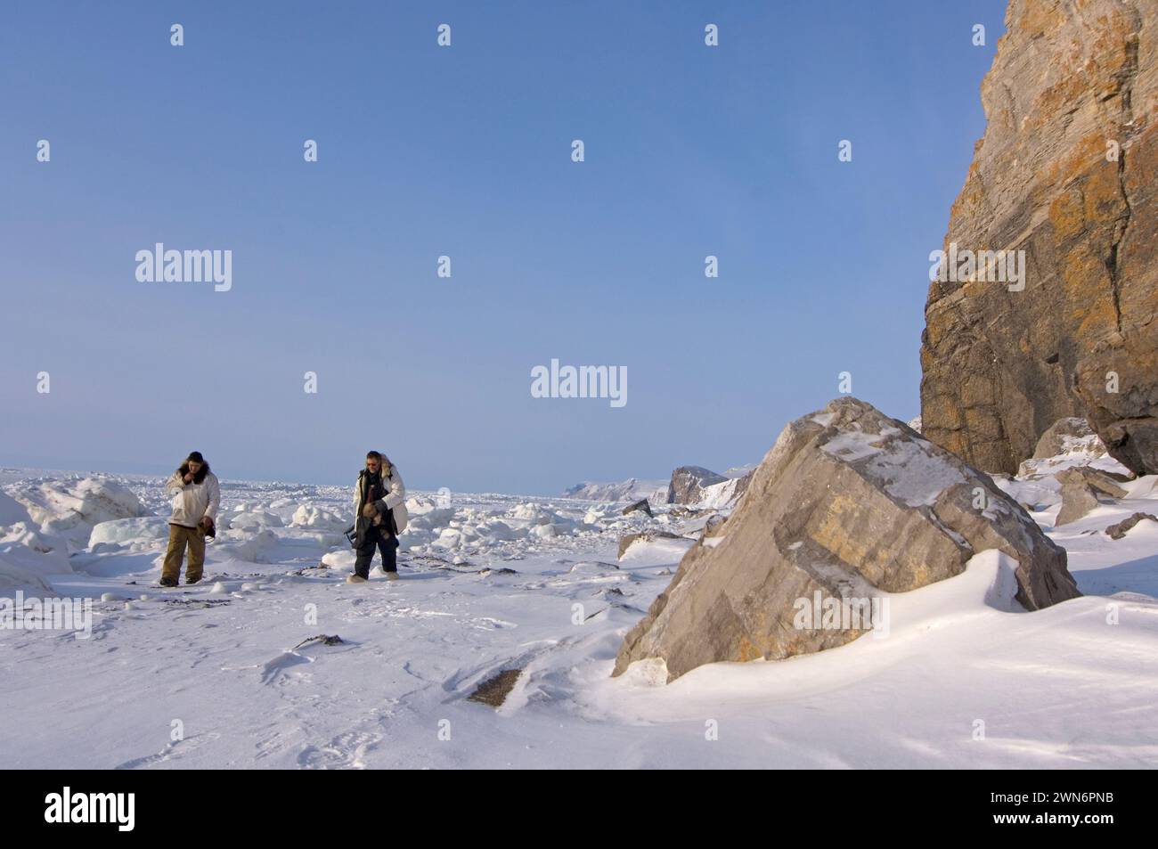 Cape Lisburne area high winds and cross sea currents western corner of ...