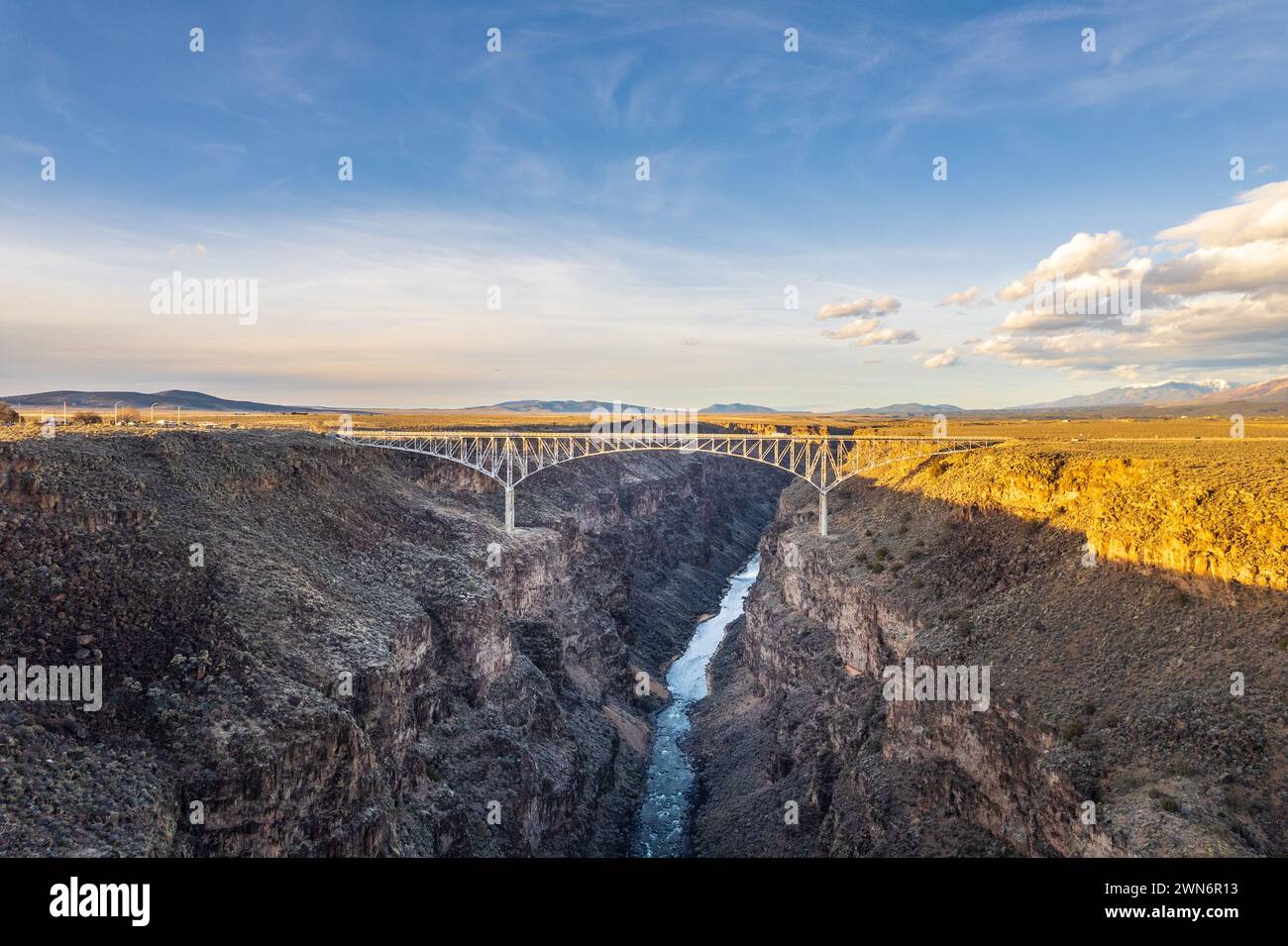 Rio grande bridge aerial hi-res stock photography and images - Alamy