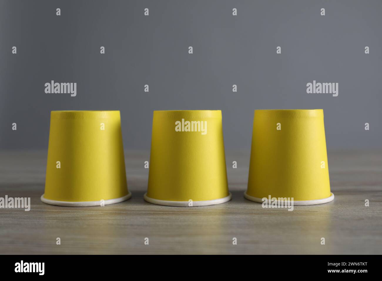 Shell game cups hi-res stock photography and images - Alamy