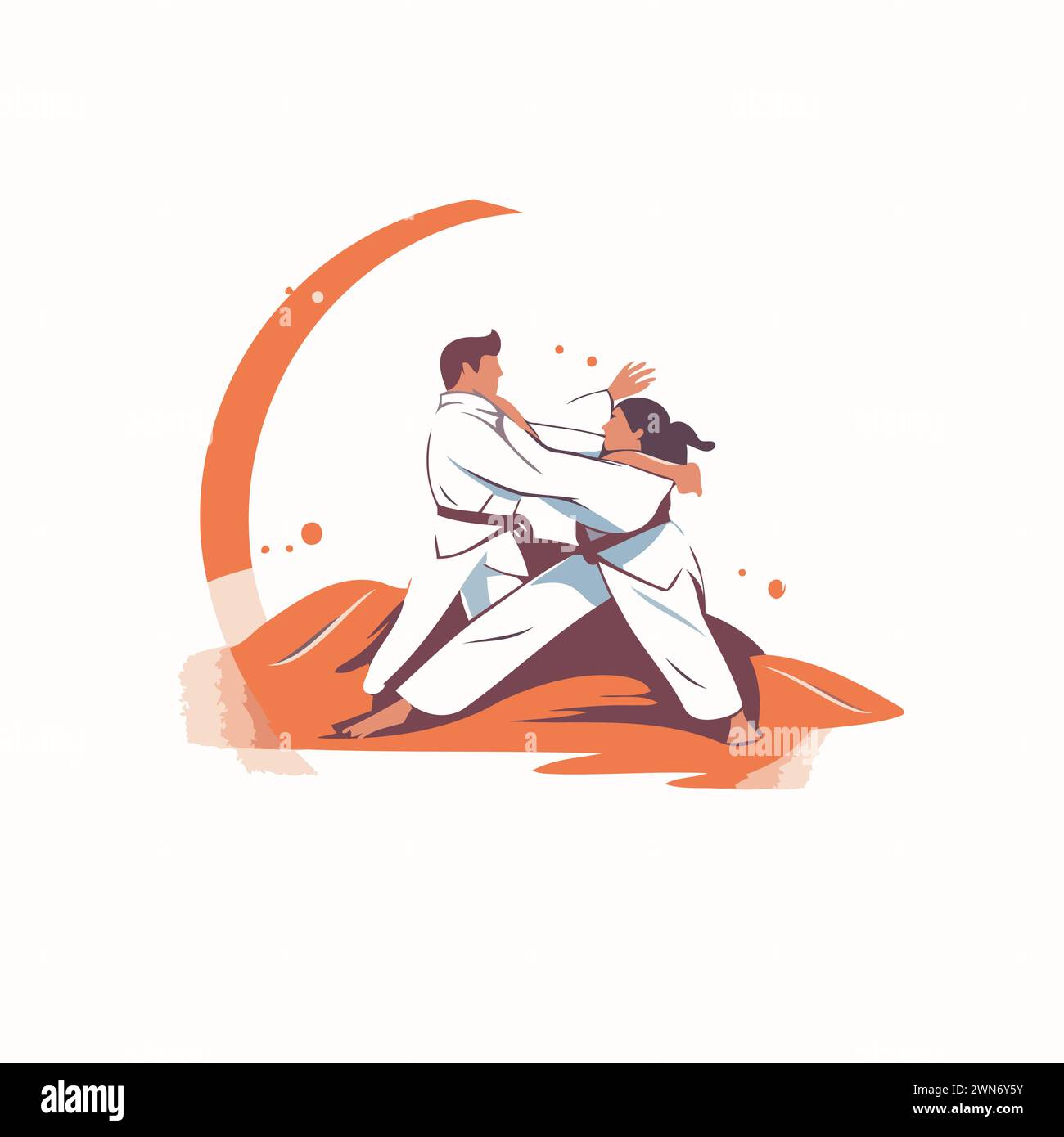 Martial strength Stock Vector Images - Alamy