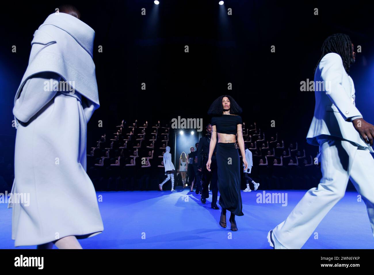 Paris, Frankreich. 28th Feb, 2024. CASABLANCA Fall/Winter 2024 runway ...