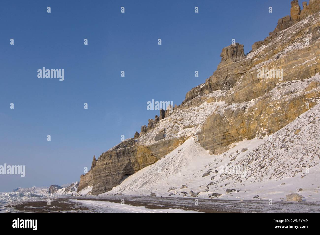 Cape Lisburne area high winds and cross sea currents western corner of ...