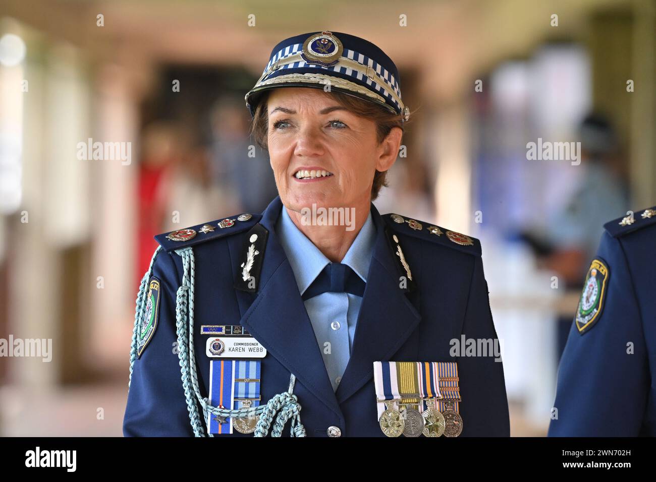 Goulburn, Australia. 01st Mar, 2024. NSW Police Commissioner Karen Webb ...
